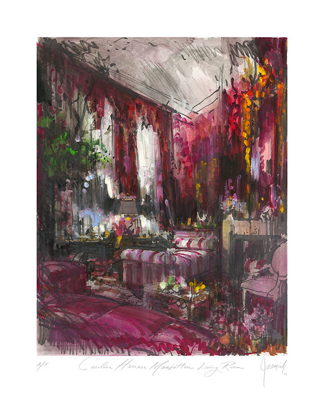 Carolina Herrera Manhattan Living Room – Dean Rhys Morgan